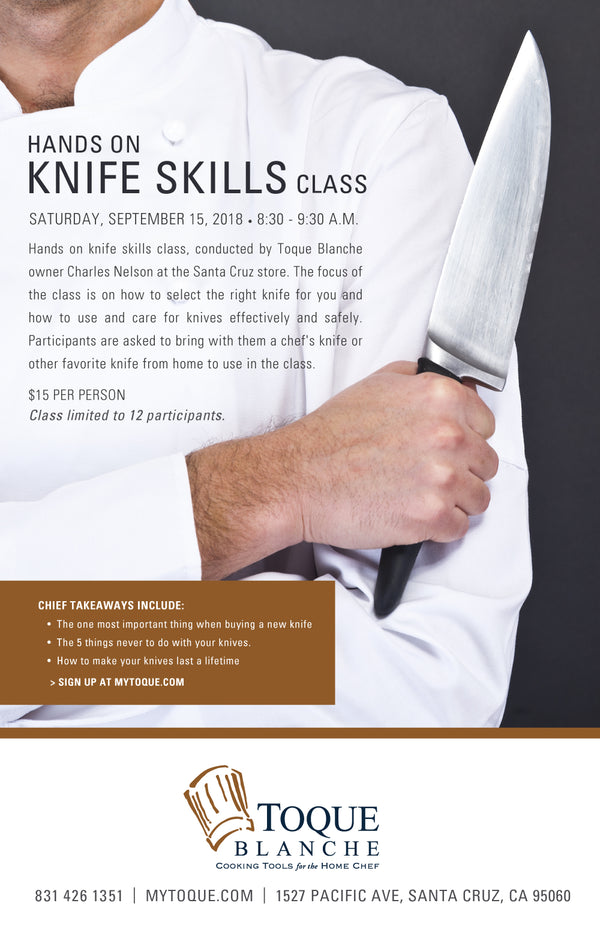 Knife Skills Class- January 26, 2019