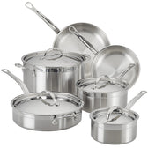Hestan ProBond Brushed Clad Stainless Steel, 10-Piece Set – Toque Blanche