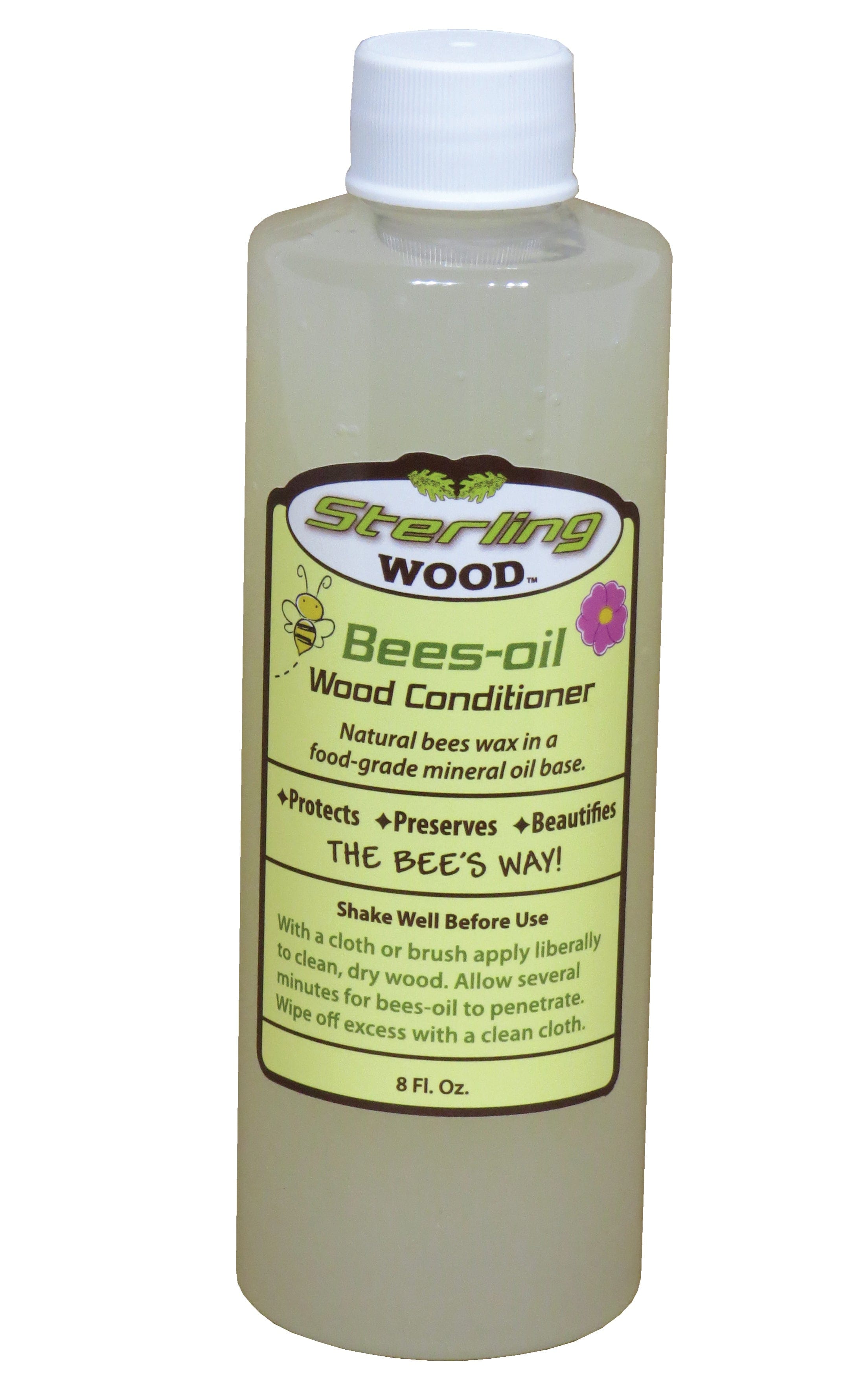 Sterling Wood Bees-Oil, 8oz – Toque Blanche