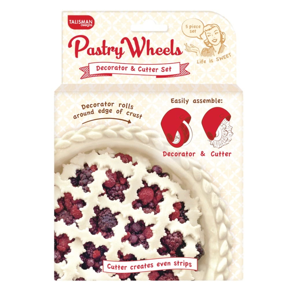 Talisman Designs Pastry Wheel Decorator & Cutter Set – Toque Blanche