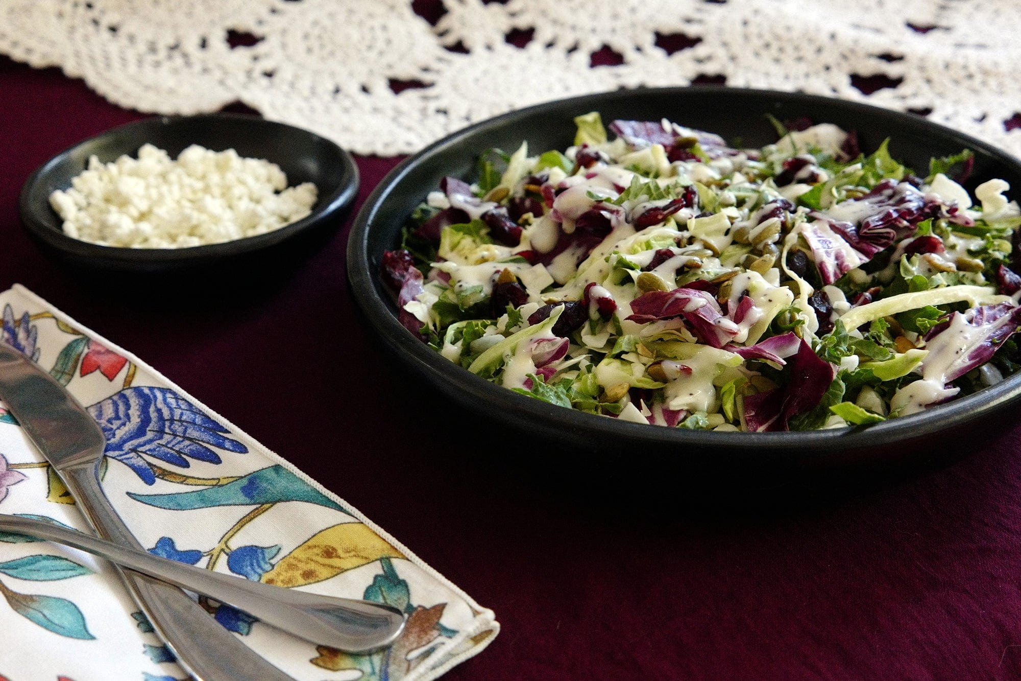 Chamba Deep Plate Serving Dish Dinner Plate | Toque Blanche, Santa Cruz, CA